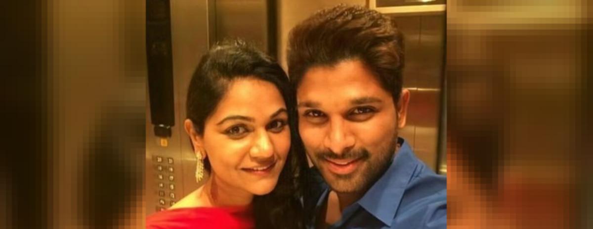 Allu Arjun Sneha Reddy Personal Photos