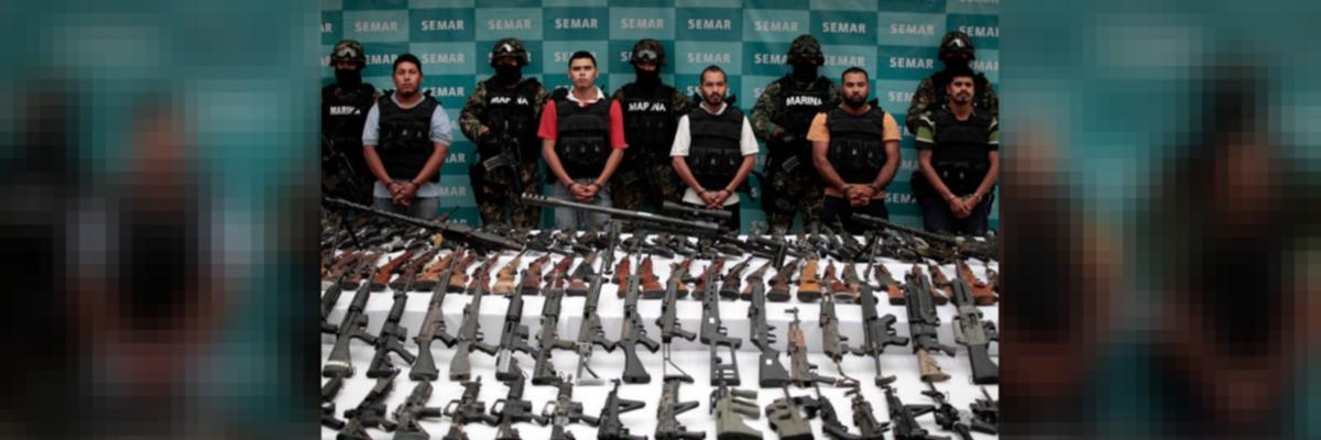 Mexican Gang Members With Guns
